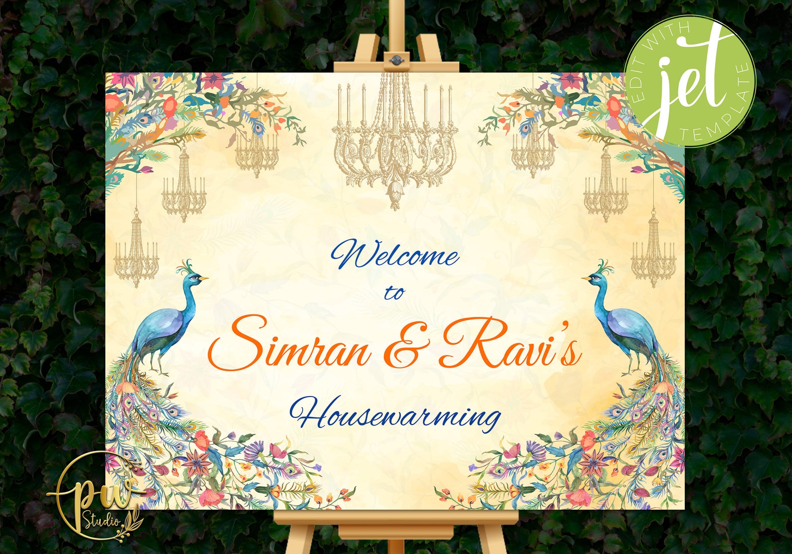 Indian Housewarming Welcome Sign, Welcome Housewarming Indian as Griha ...