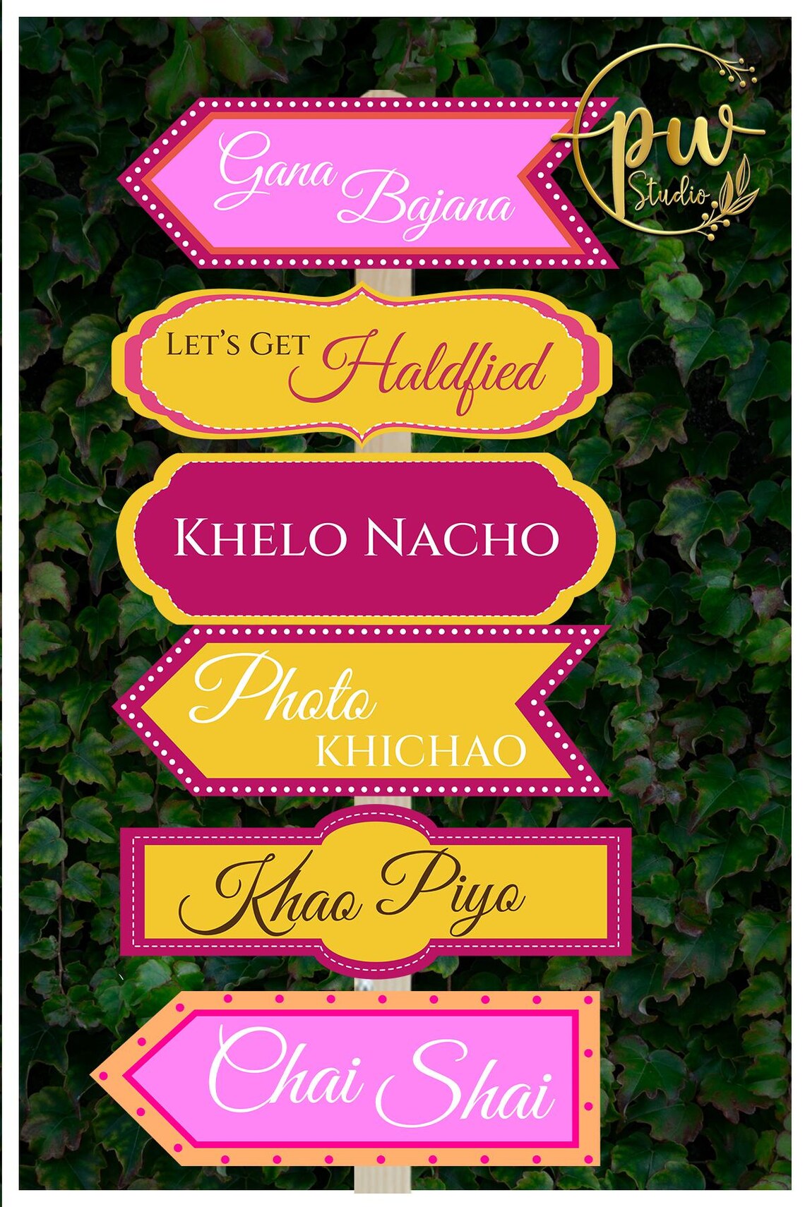 Haldi Decor Signs & Haldi Signs, Mehendi Decor as Mehndi Decor Sign ...