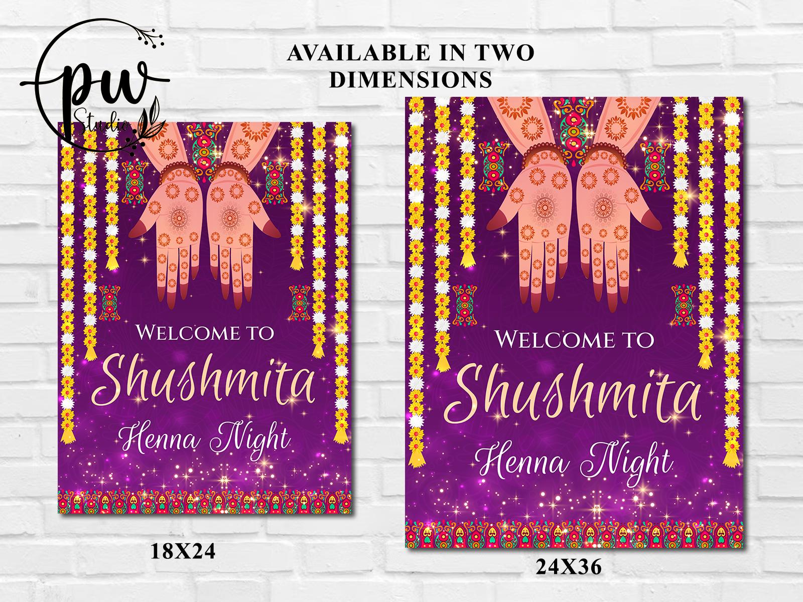 Mehndi Signs as Mehndi Poster, Mehndi Decor Sign as Mehendi Signs ...