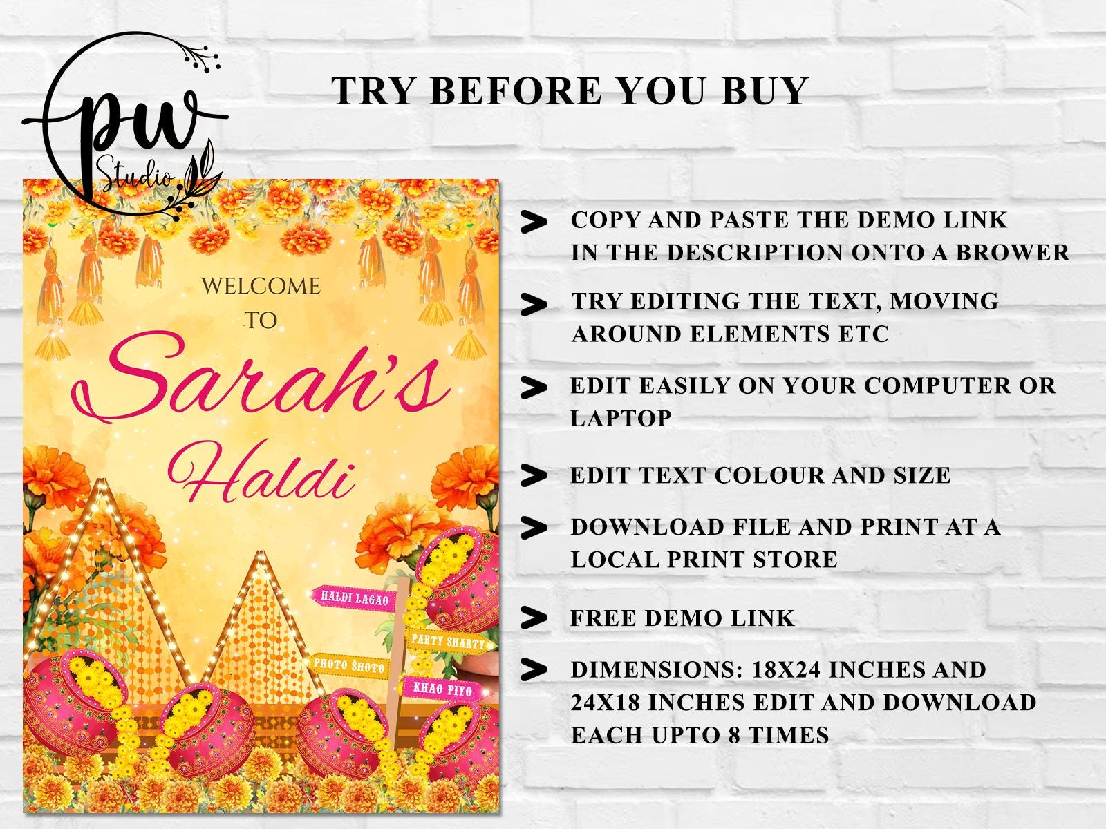 Welcome to Haldi Signs & Haldi Decoration, Haldi Decor as Pithi Signs ...