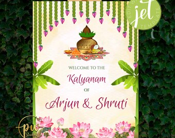 Kalyanam Welcome Signs, Indian Welcome Tamil Sign & Welcome South ...