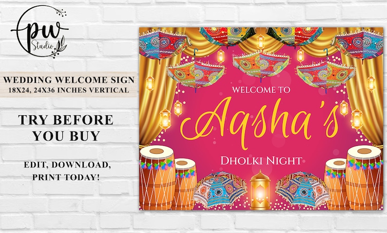 Dholak Welcome Signs as Dholki Welcome Signs, Dholak Night Signs as ...