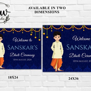 Dhoti Function Welcome Signs & Dothi Function Decor, Dhoti Function ...