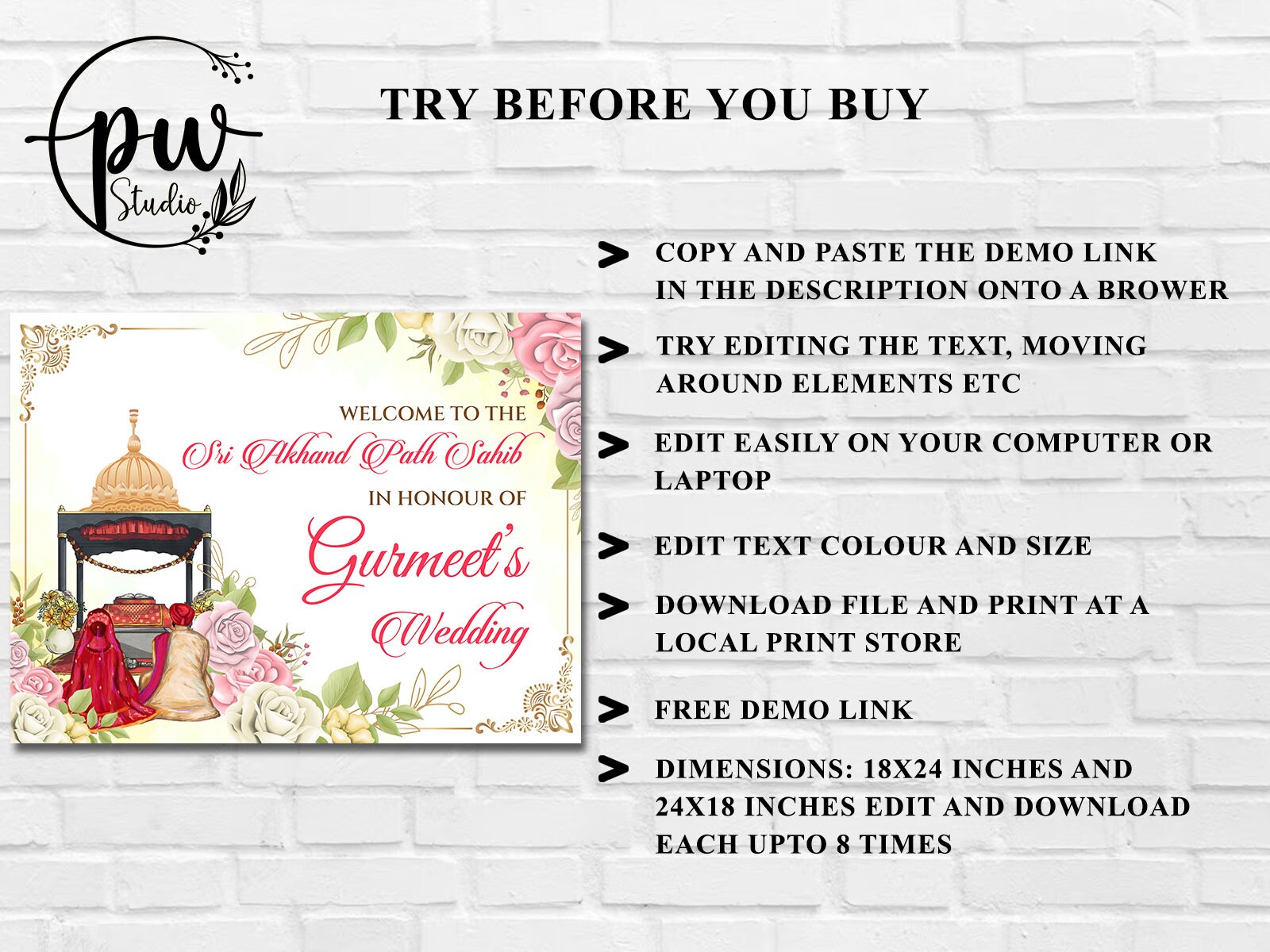 Buy Akhand Paath Sign Welcome & Akhand Path Welcome Sign, Akhand Path ...