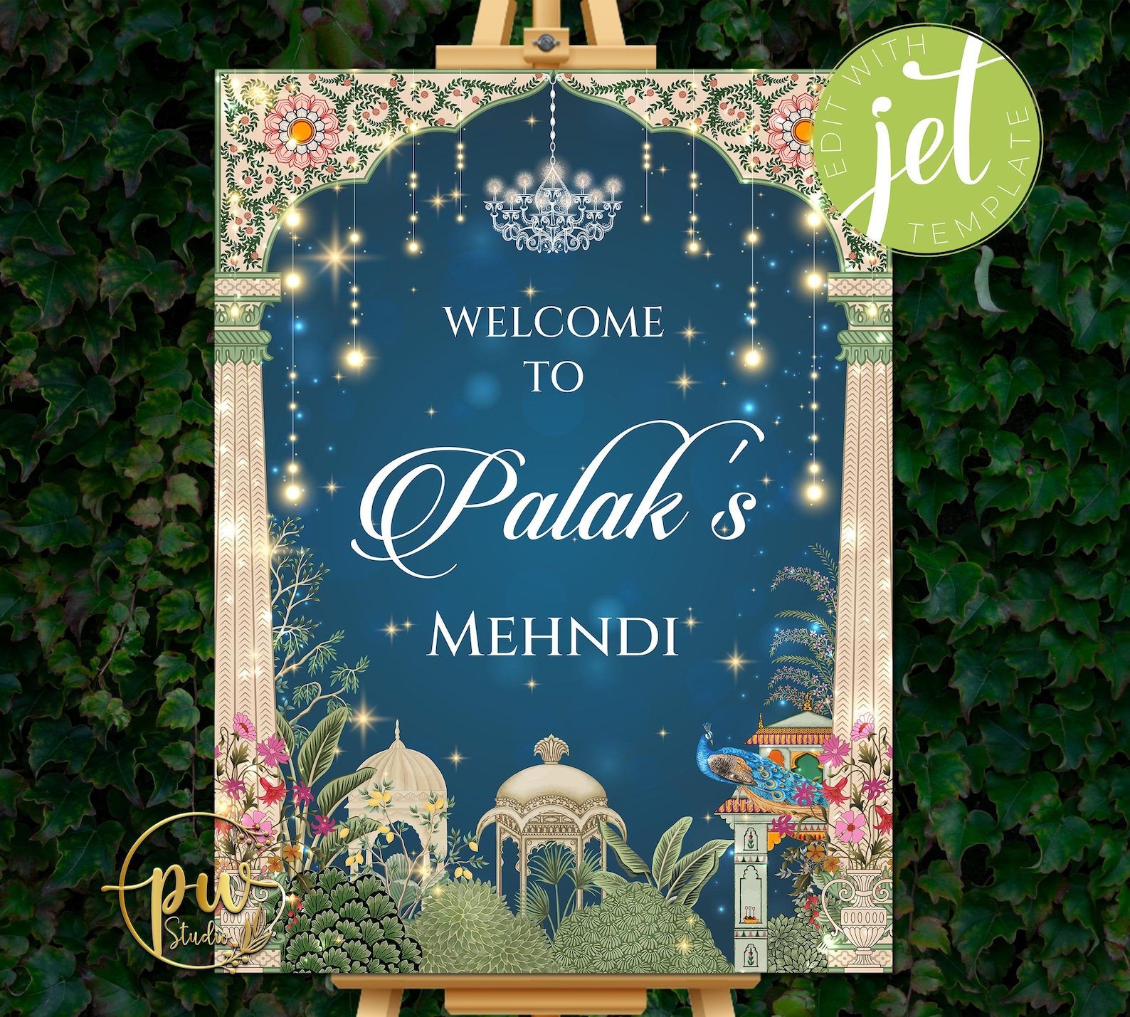 Mehndi Welcome Signs as Mehndi Decor, Mehndi Posters & Mehendi Welcome ...