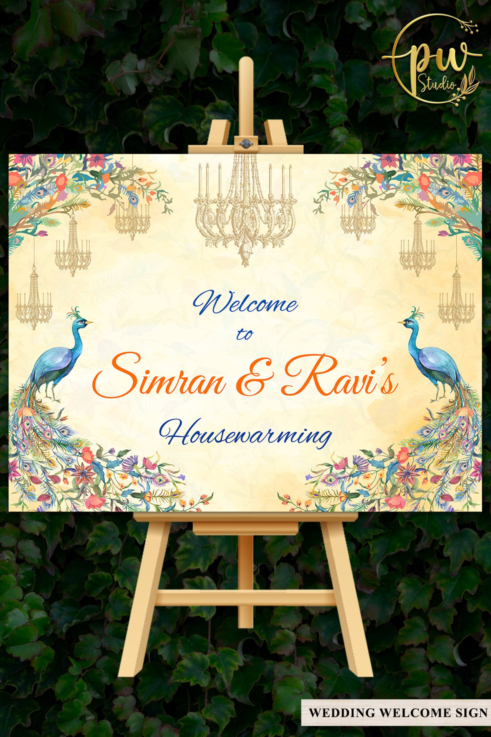 Indian Housewarming Welcome Sign, Welcome Housewarming Indian as Griha ...