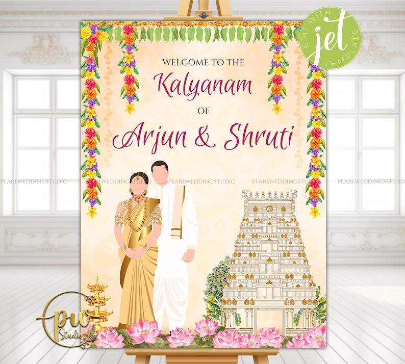 Tamil Welcome Sign as Telugu Wedding Signs Indian, Tamil Wedding Signs ...