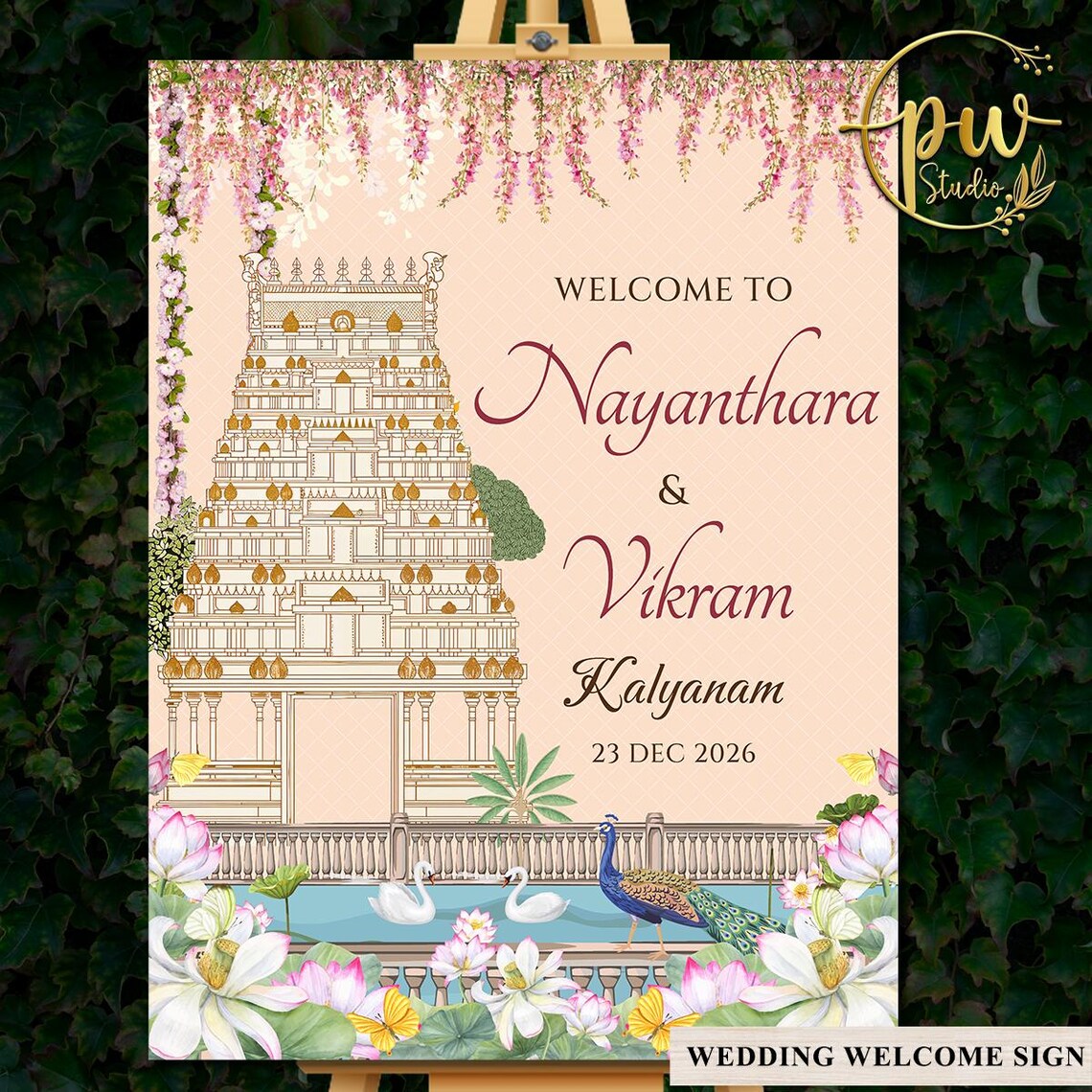 South Indian Signs & Kalyanam Signs, Tamil Welcome Sign as Telugu ...