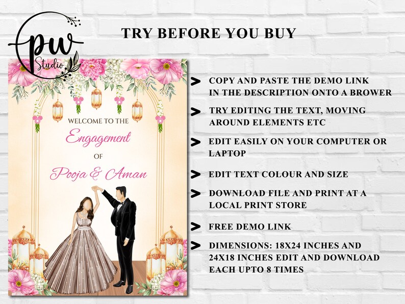 Engagement Welcome Sign as Ring Ceremony Welcome Signs, Welcome ...