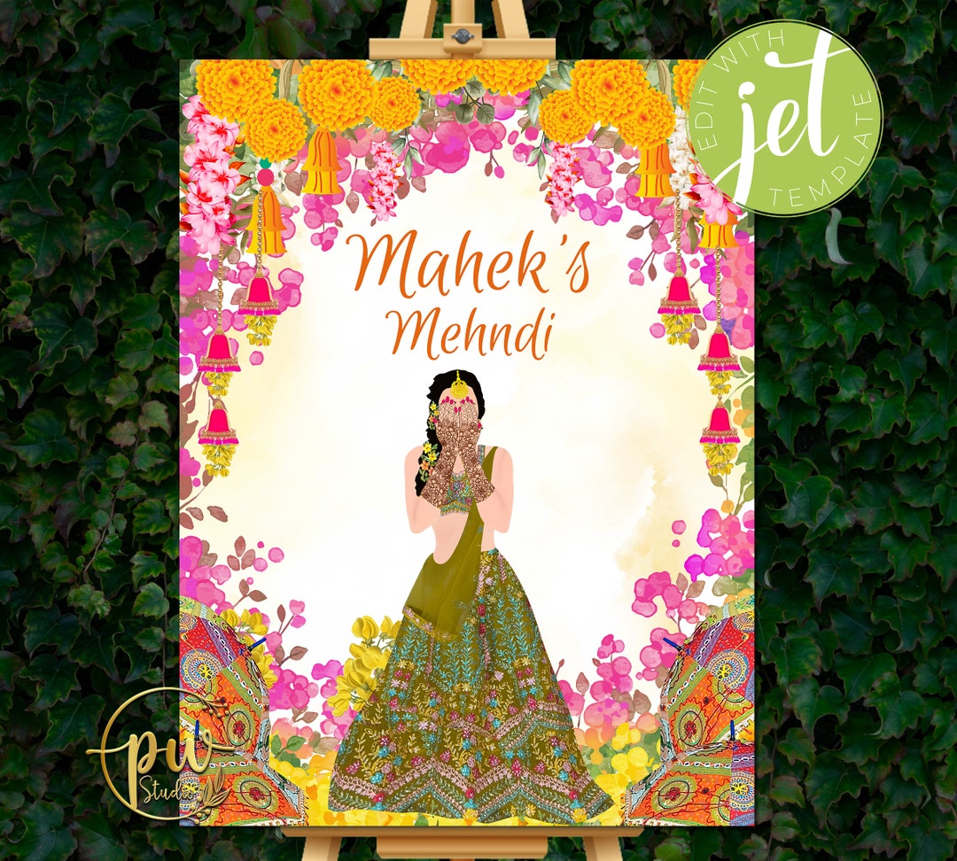 Mehndi Sign as Mehendi Signs, Mendhi Welcome Sign Mendhi Sign, Mehndi ...