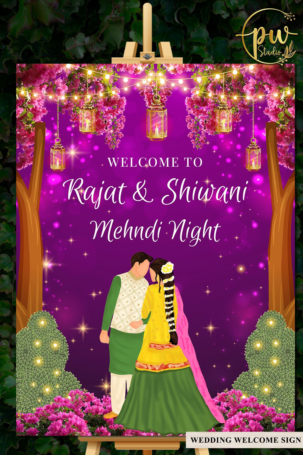 Mehndi Signs as Mehndi Poster, Mendhi Umbrella Desi Decor as Mehendi ...