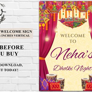 Dholki Welcome Signs as Dholak Welcome Signs, Muslim Dholki Decor Signs ...