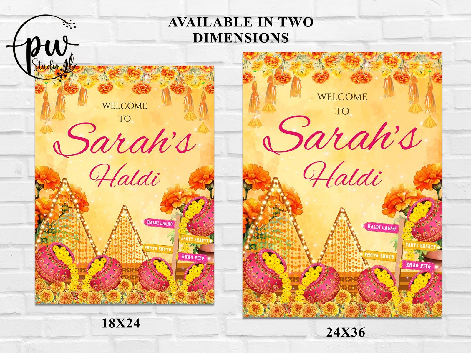 Welcome to Haldi Signs & Haldi Decoration, Haldi Decor as Pithi Signs ...