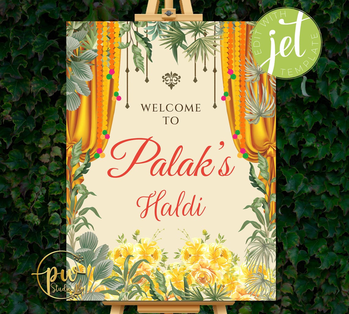 Haldi Welcome Signs as Haldi Welcome Board, Welcome to Haldi Signs ...