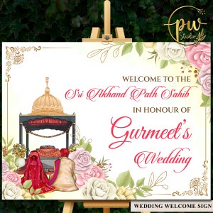 Buy Akhand Paath Sign Welcome & Akhand Path Welcome Sign, Akhand Path ...