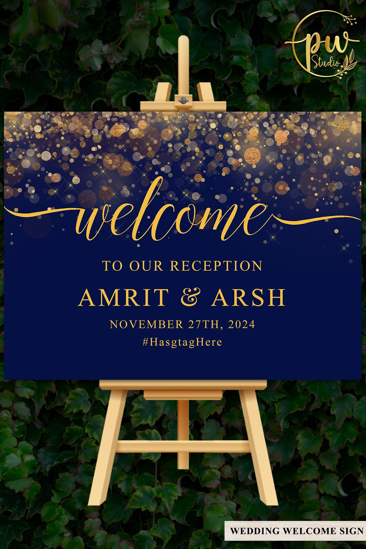 Indian Wedding Reception Sign as Indian Reception Sign, Indian Cocktail ...