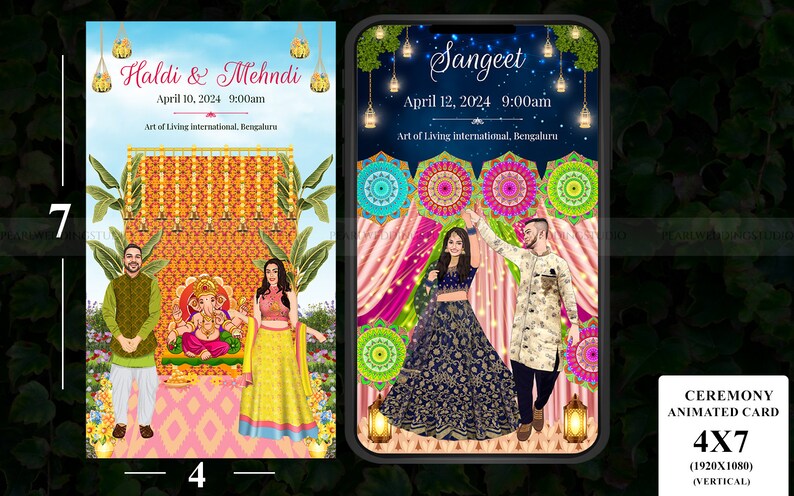 Indian Wedding Invites Digital Reception Card, Indian Reception ...