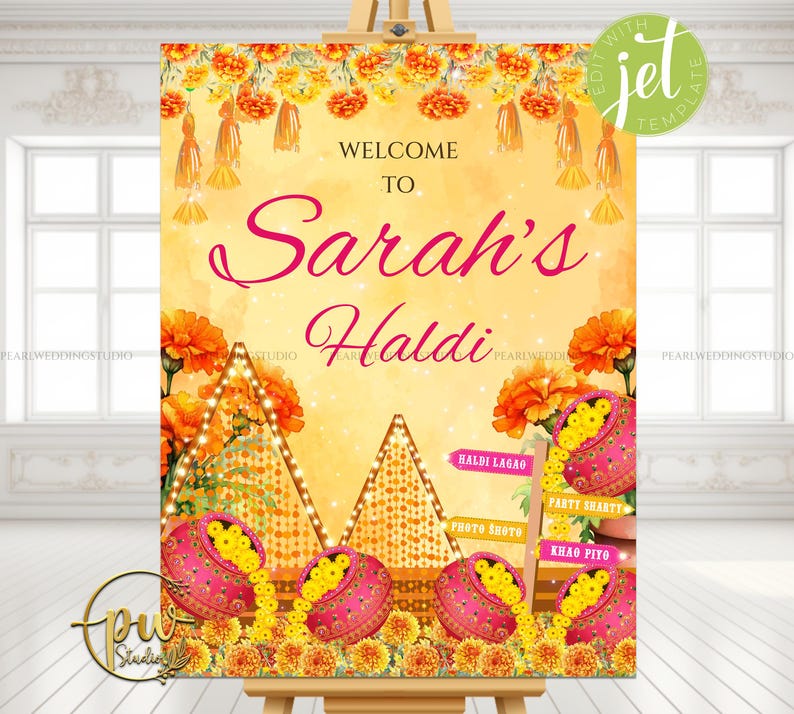 Welcome to Haldi Signs & Haldi Decoration, Haldi Decor as Pithi Signs ...