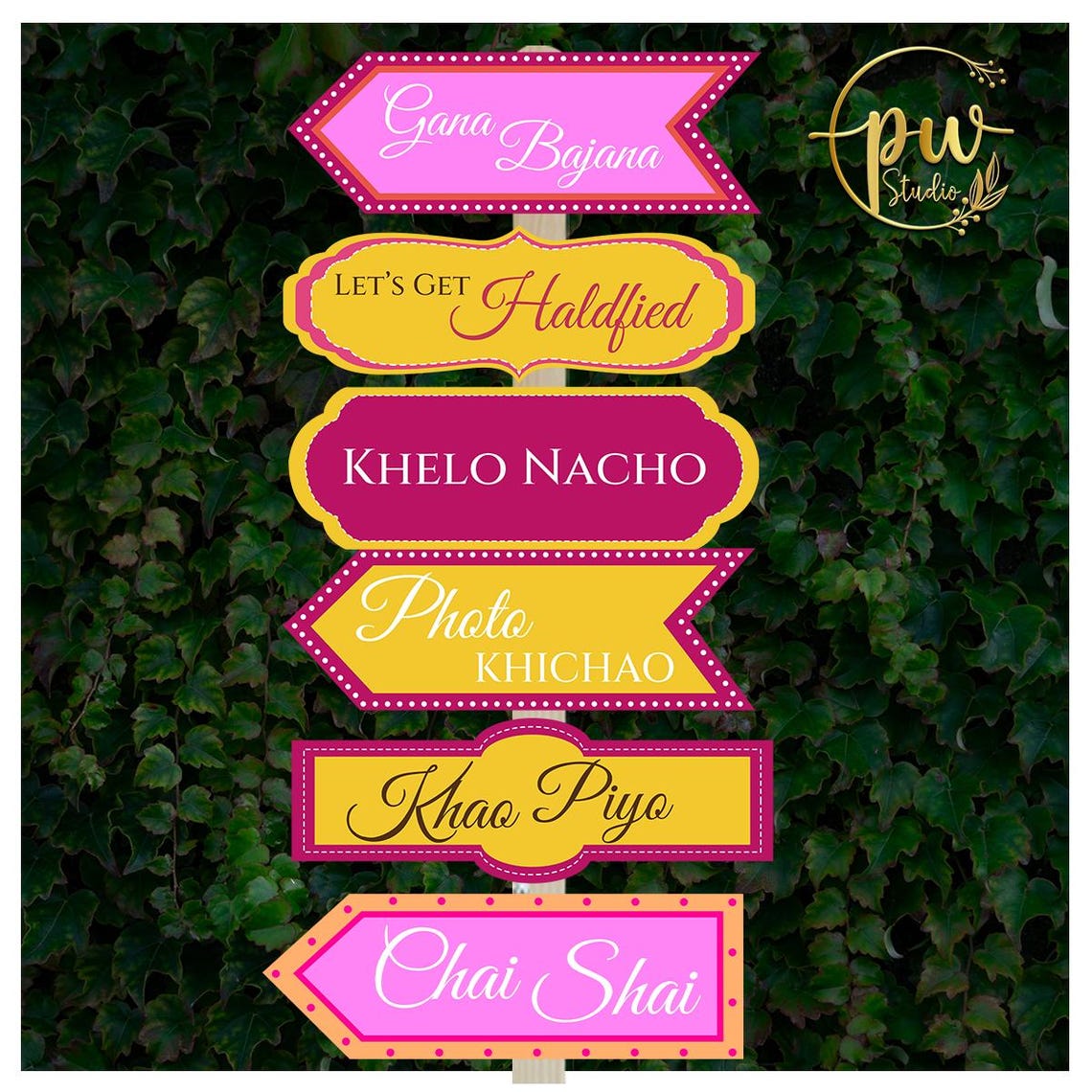 Haldi Decor Signs & Haldi Signs, Mehendi Decor as Mehndi Decor Sign ...