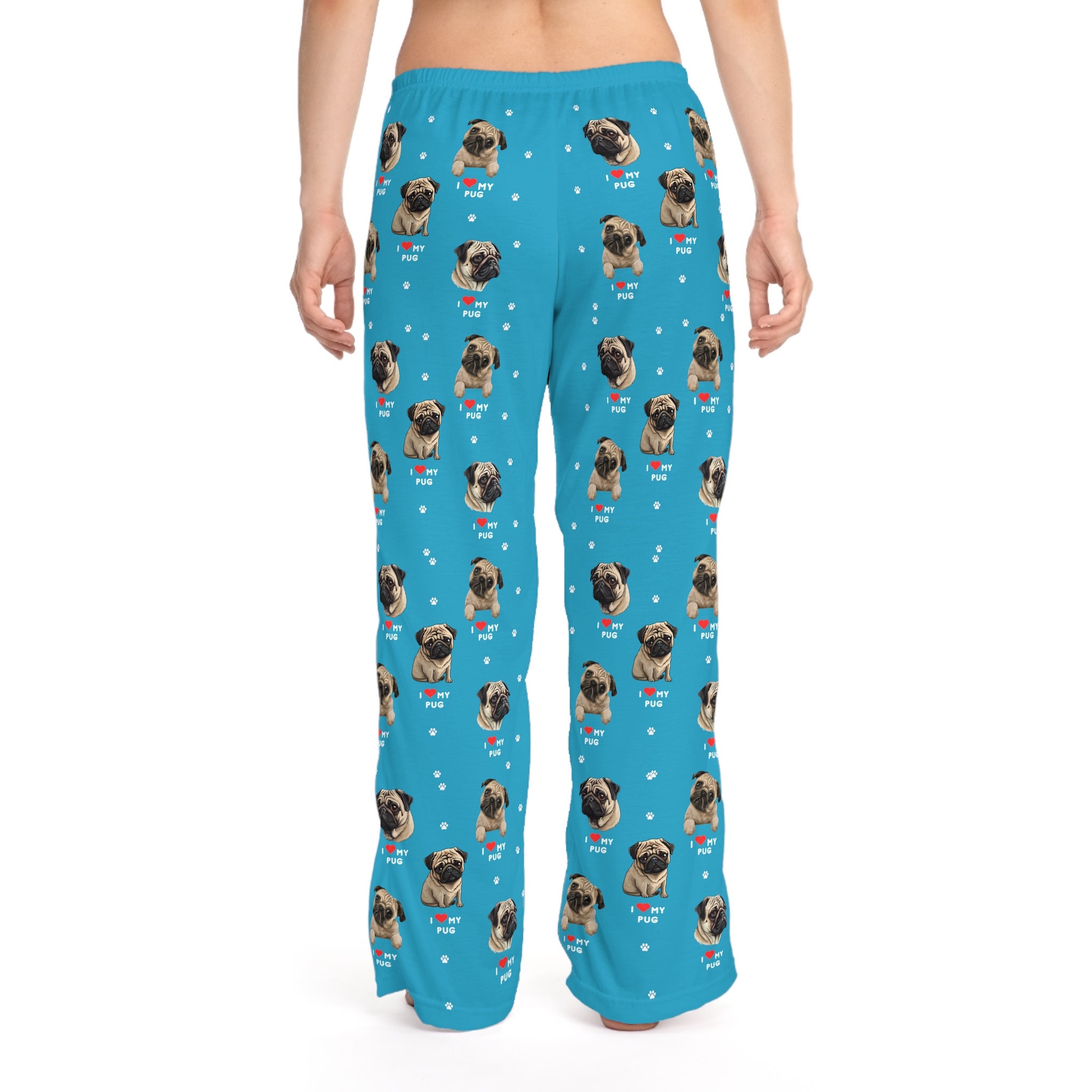 Pug Lover Pajama Pants I Love My Pug Funny Pug Gift Funny Trendy Gift ...