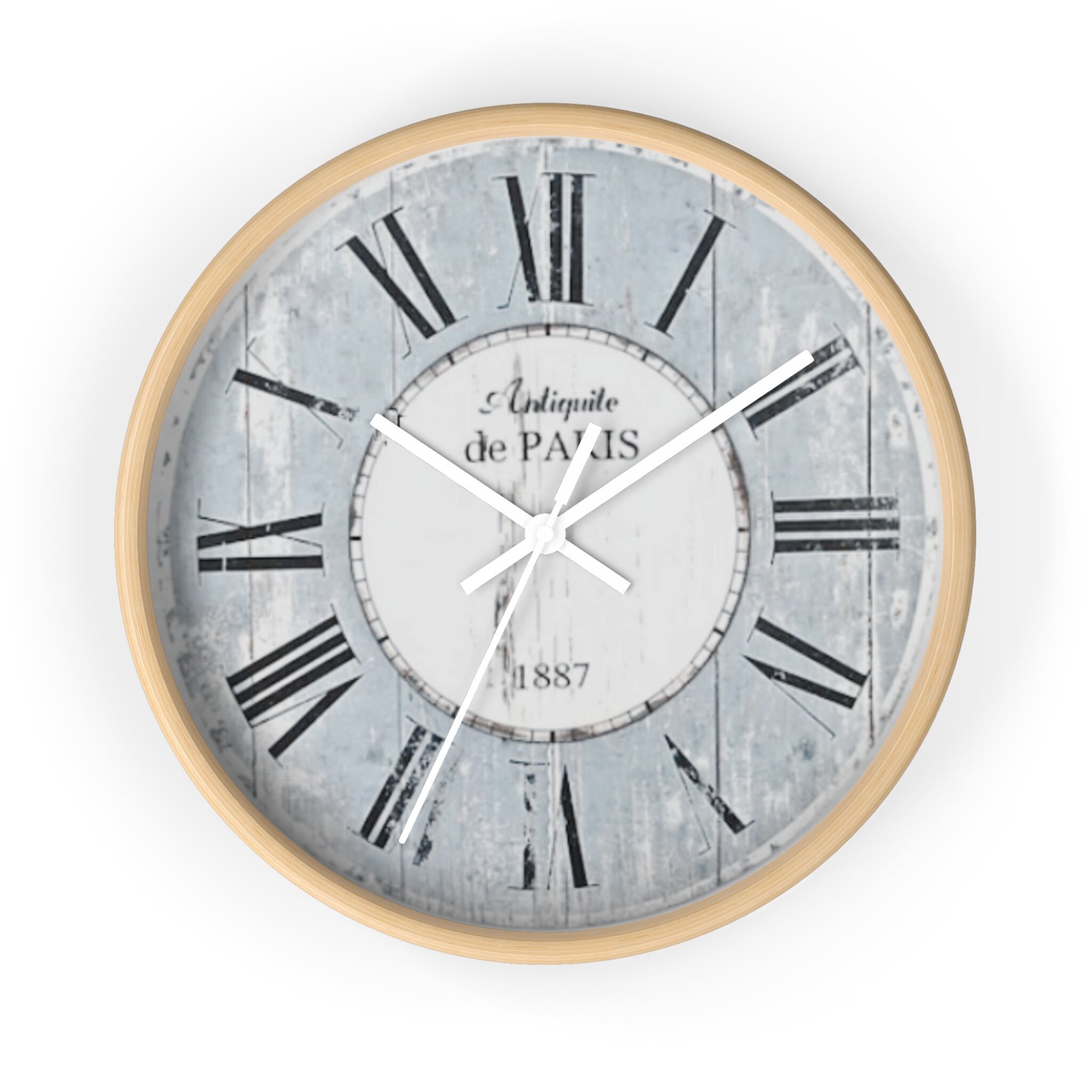 Antique Design Wall Clock Paris Wall Clock French Wall Clock White Wall ...