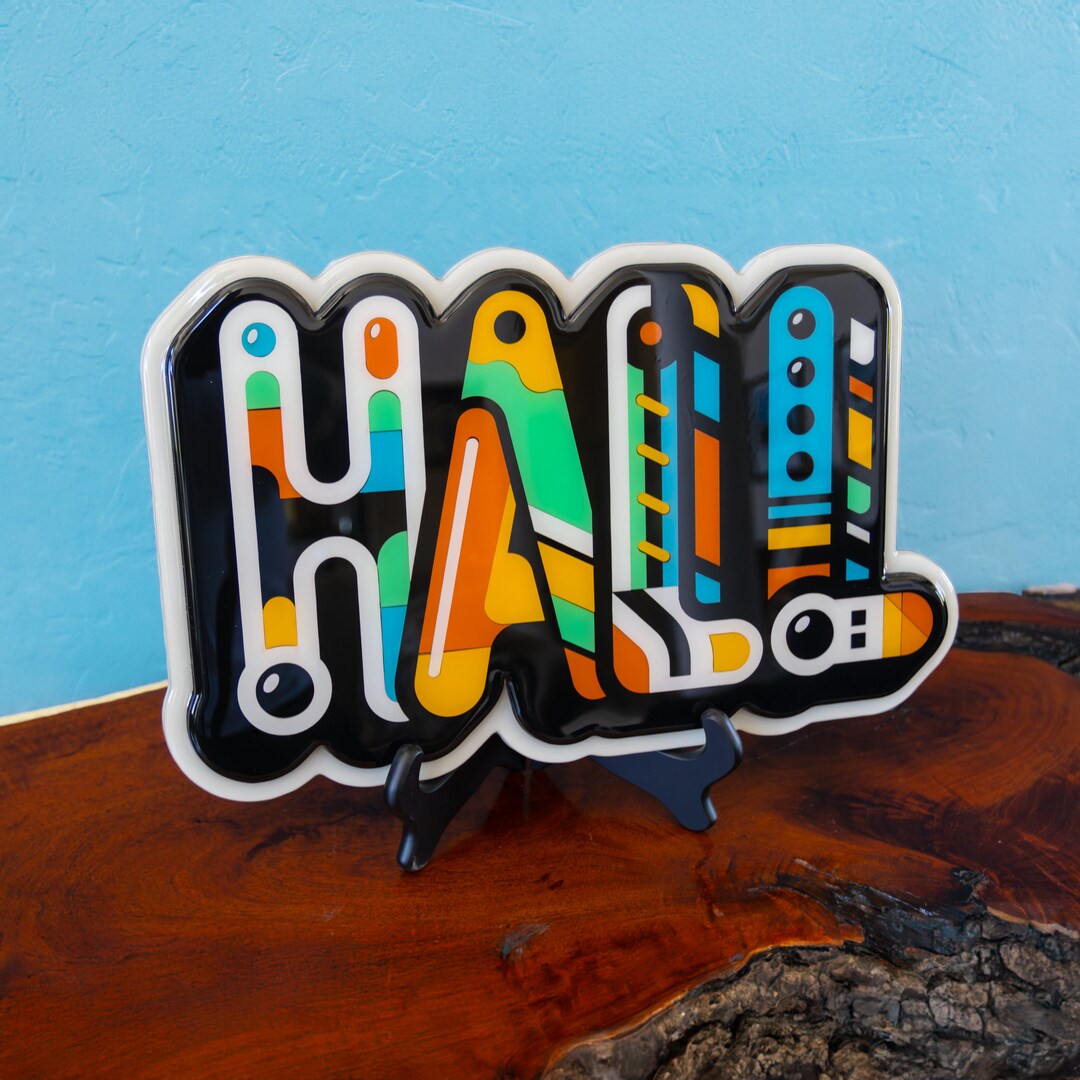 Custom Pop Art Mosaic Wood Carving: Handmade Wall Decor (up to 15"x15 ...