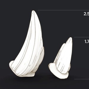 Resin Cosplay Orc Tusks - Broken Tusk With Ring Style (lower Teeth) - Etsy