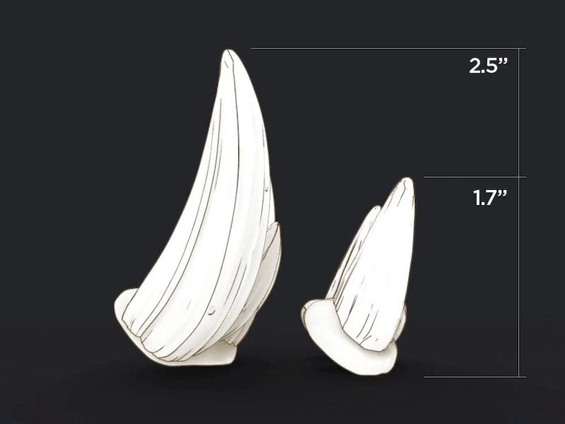 Resin Cosplay Orc Tusks - Boar Deep Curve Style (lower Teeth) - Etsy
