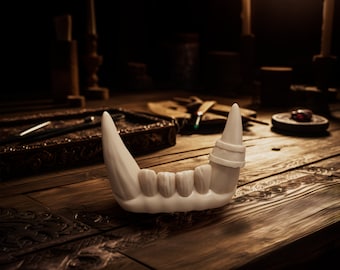 Resin Cosplay Orc Tusks Boar Deep Curve Style lower Teeth - Etsy