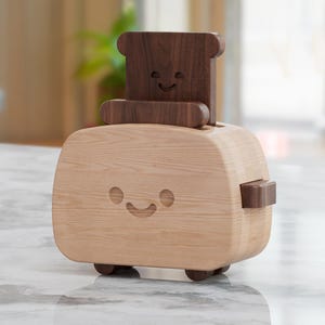 Li'l Toasty and the Toast Bros - Handcrafted Solid Wood Decorative ...