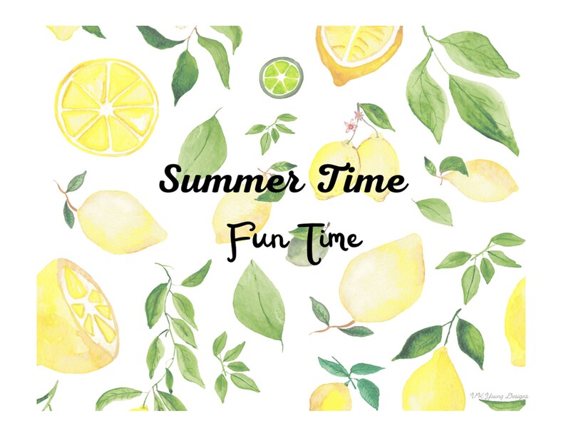 Summer Lemon Prints - Etsy