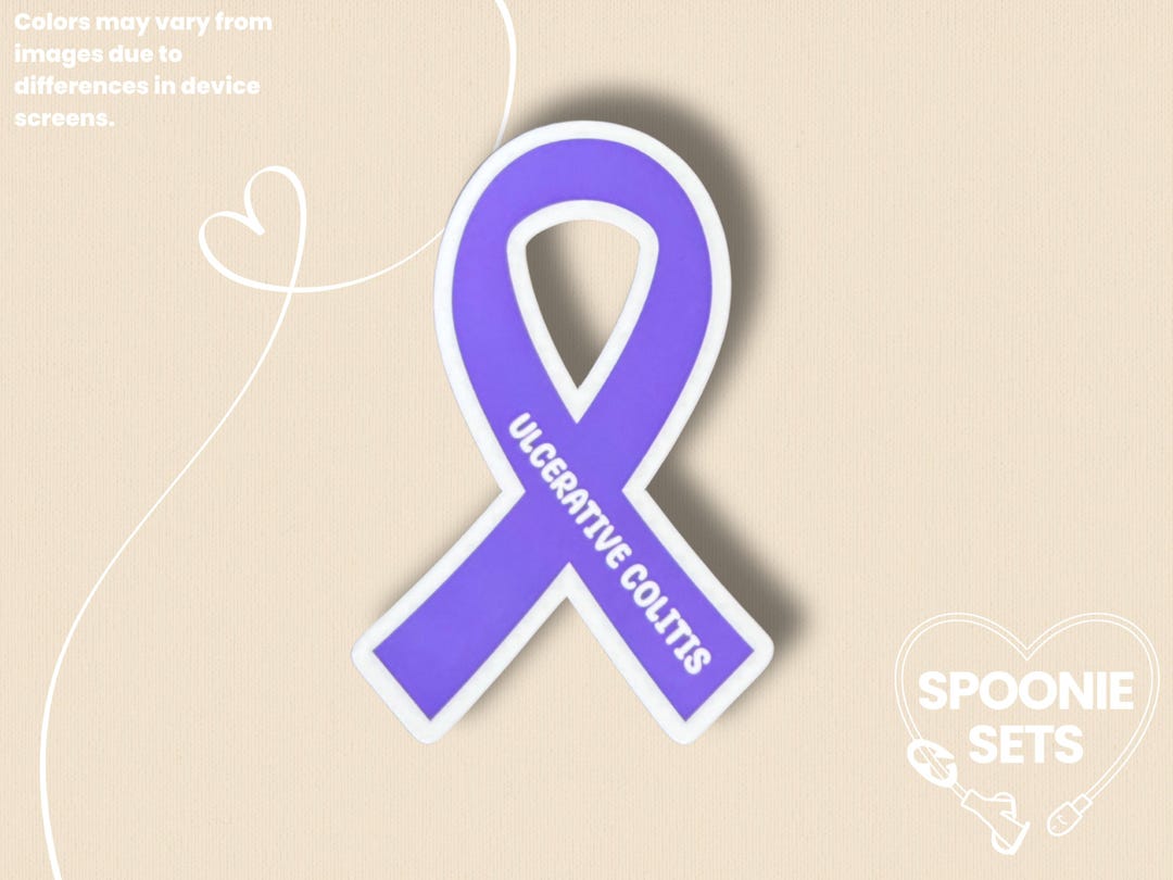 Ulcerative Colitis Awareness Sticker - Spoonie Sticker, Invisible ...