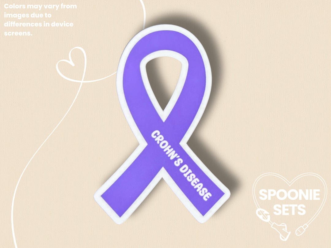 Crohn’s Disease Awareness Sticker - Spoonie Sticker, Invisible Illness ...