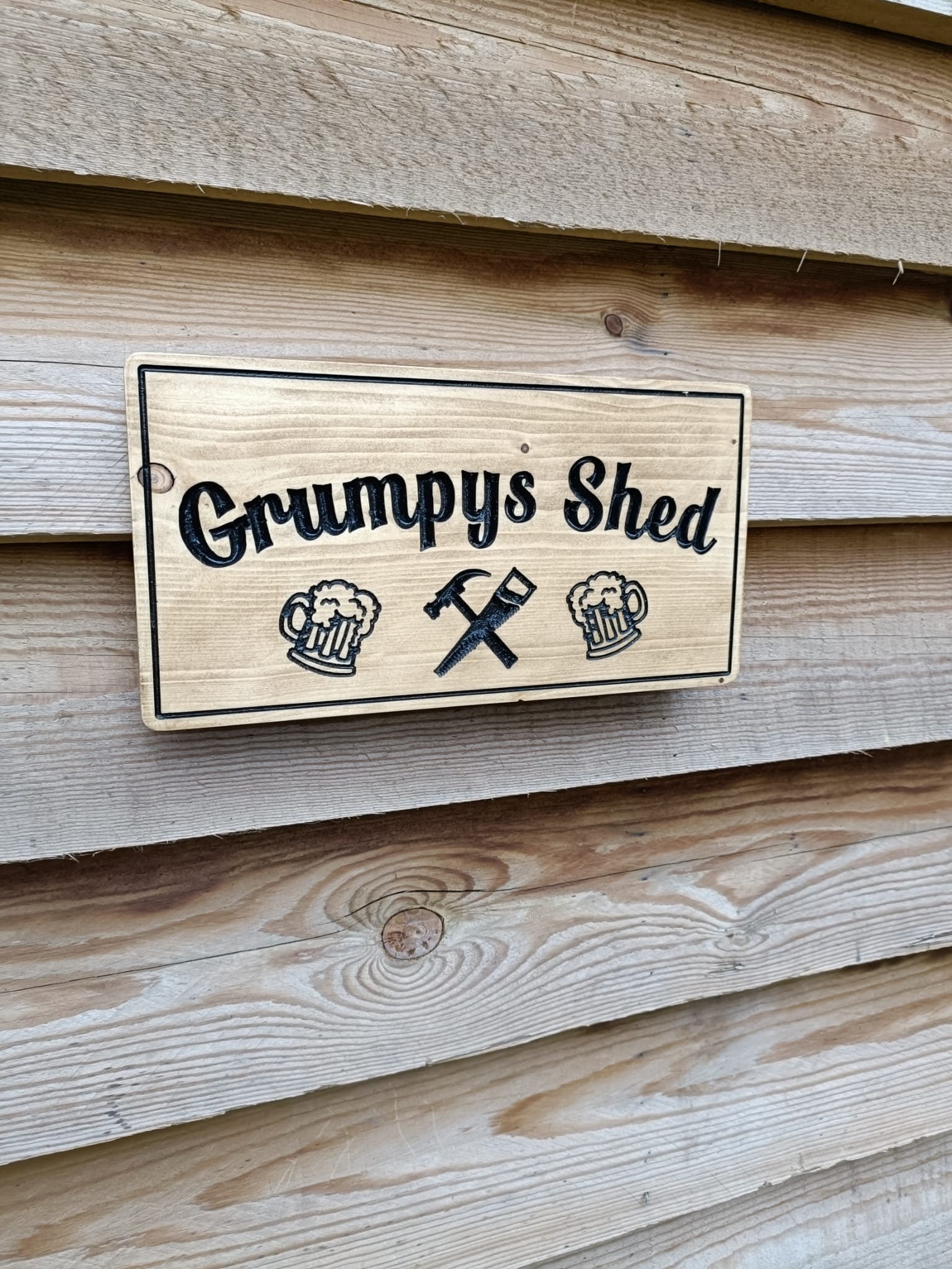 Grumpys Shed Sign Pine, Man Cave Sign, Shed Plaques, Funny Plaque - Etsy