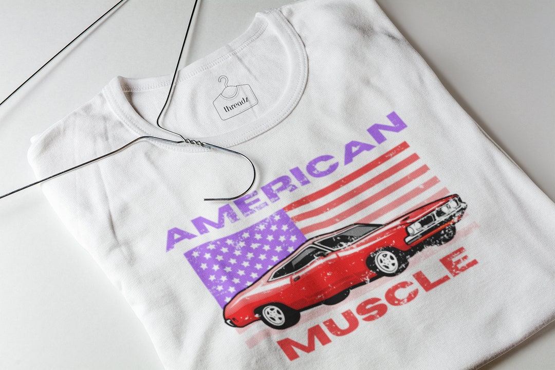 Classic Muscle Car T Shirt, Vintage American Muscle Car Shirts, Retro ...