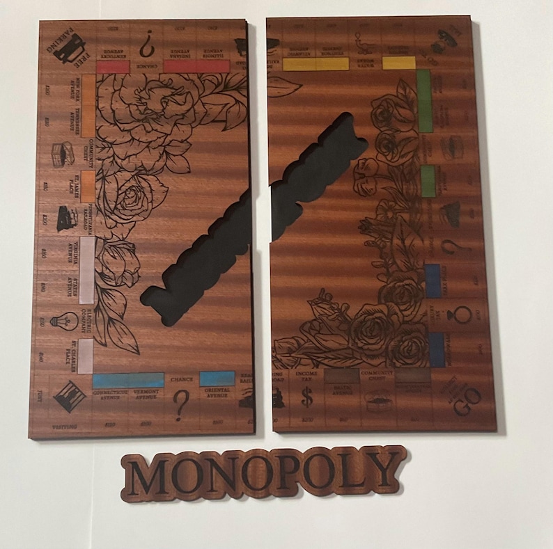 Game Board for Monopoly - Etsy