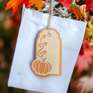 Pumpkin Gift Tag, Fall Tag, Pumpkin Layered Tag, Autumn Décor Tag, Fall ...