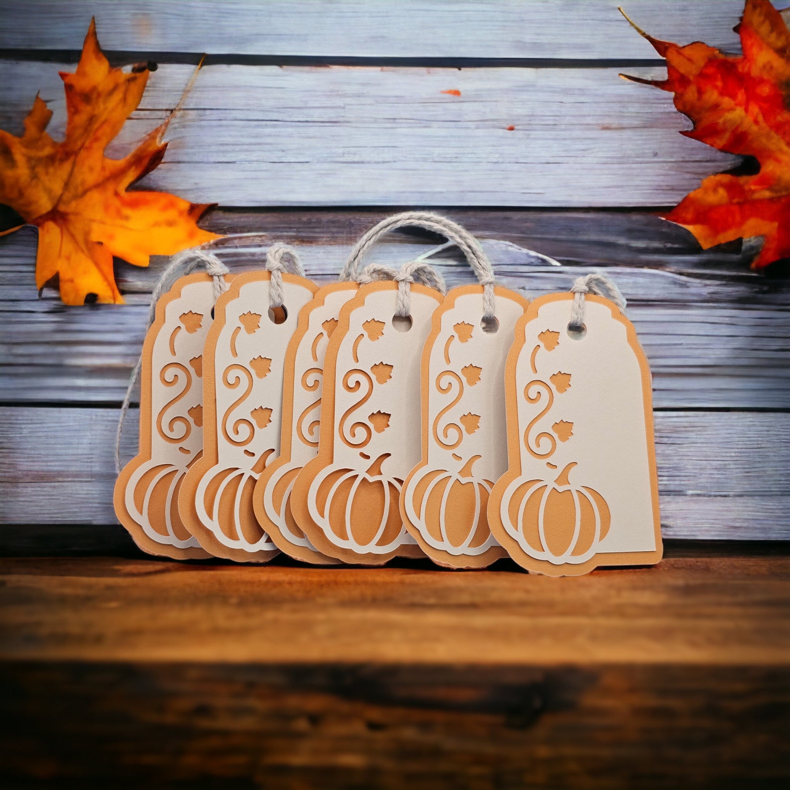 Pumpkin Gift Tag, Fall Tag, Pumpkin Layered Tag, Autumn Décor Tag, Fall ...