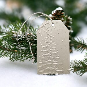 Christmas Gift Tag, Holiday Gift Tag, Winter Tag, Handmade Tags, Winter ...