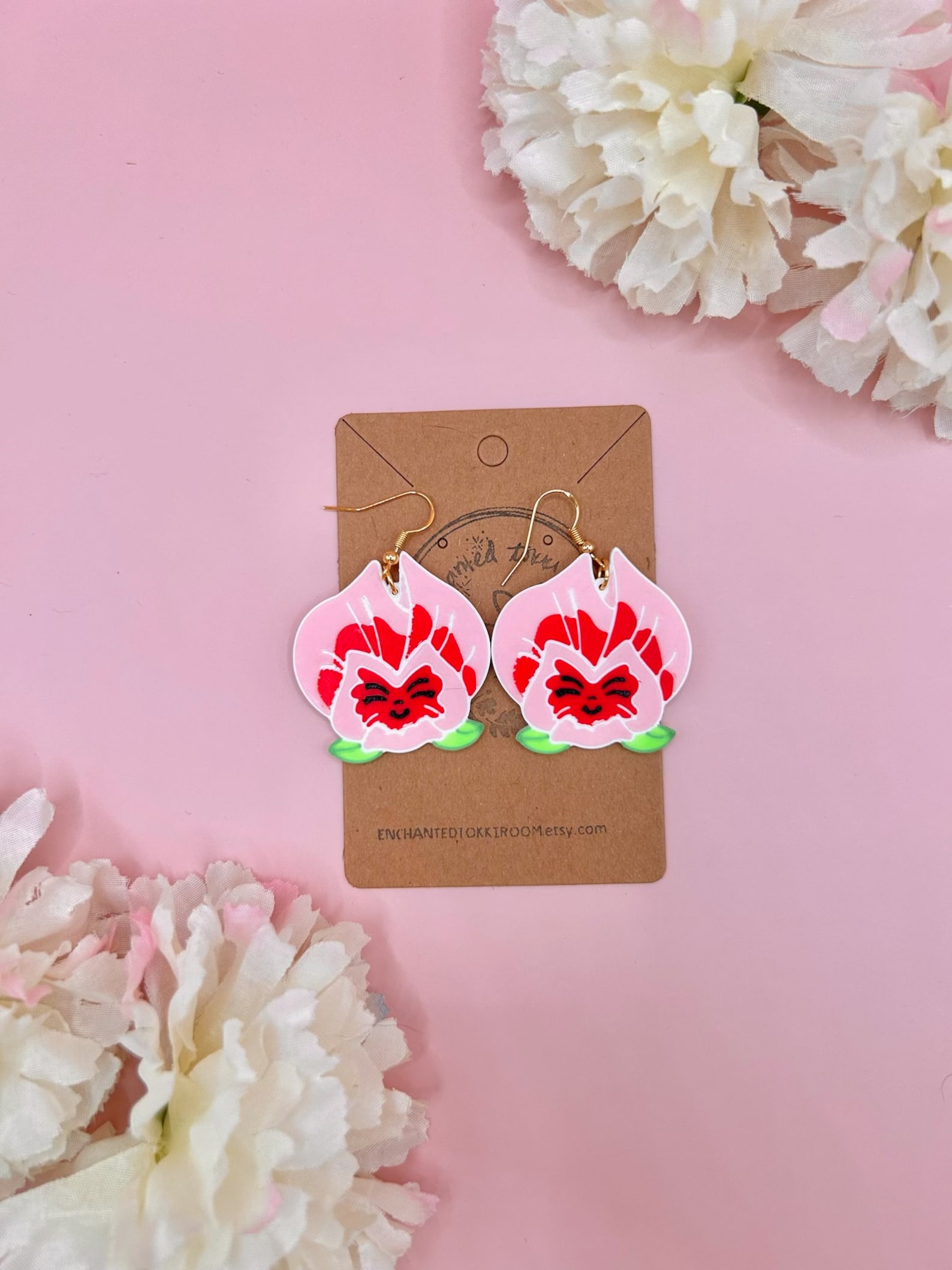 Alice in Wonderland Pansies Earrings Disney Accessories Disney Earrings ...