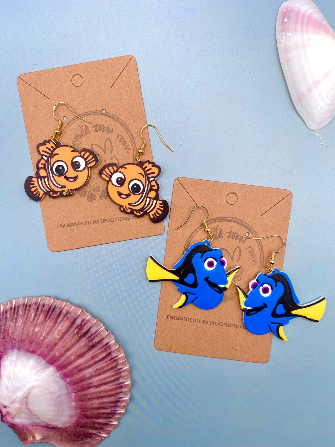 Pixar Finding Nemo Earrings 3D Printed Pixar Earrings Finding Dory ...