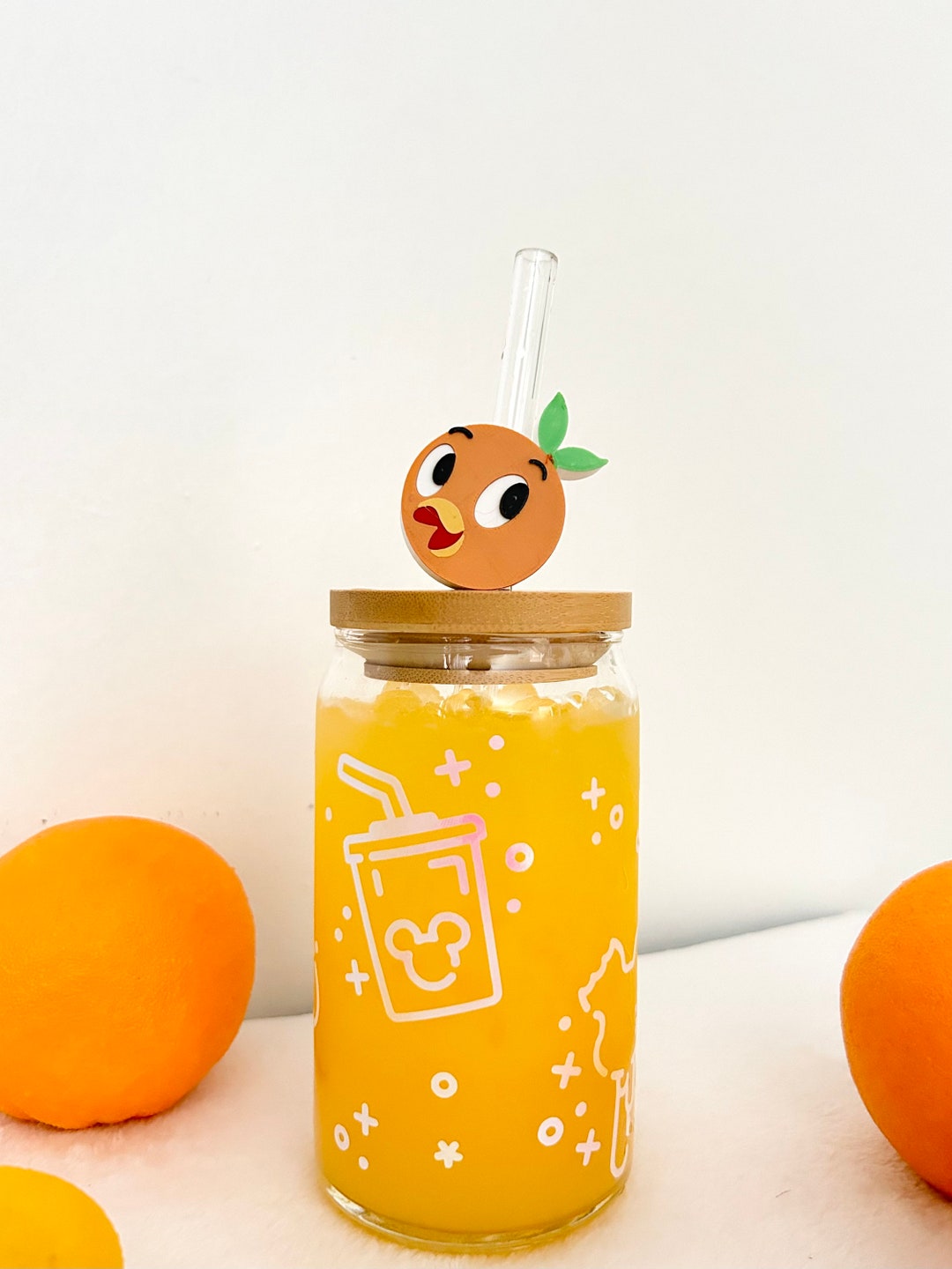 Disney Orange Bird 3d Printed Straw Topper Disney Orange Bird Straw ...