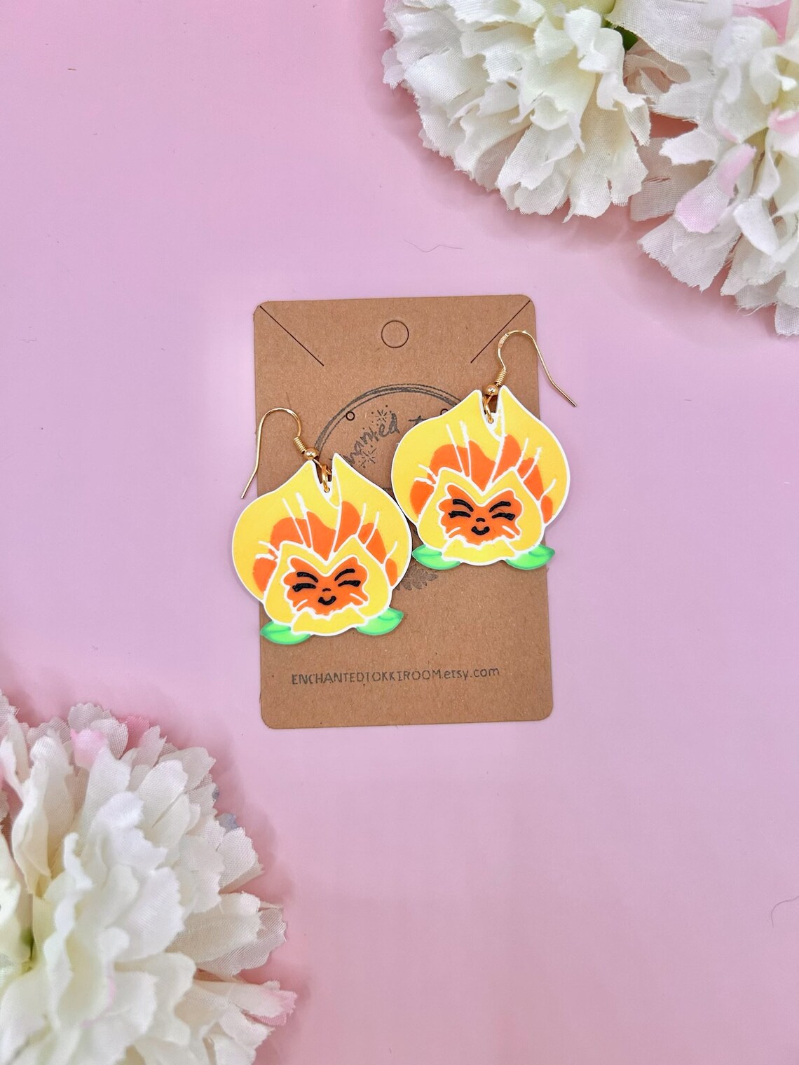 Alice in Wonderland Pansies Earrings Disney Accessories Disney Earrings ...