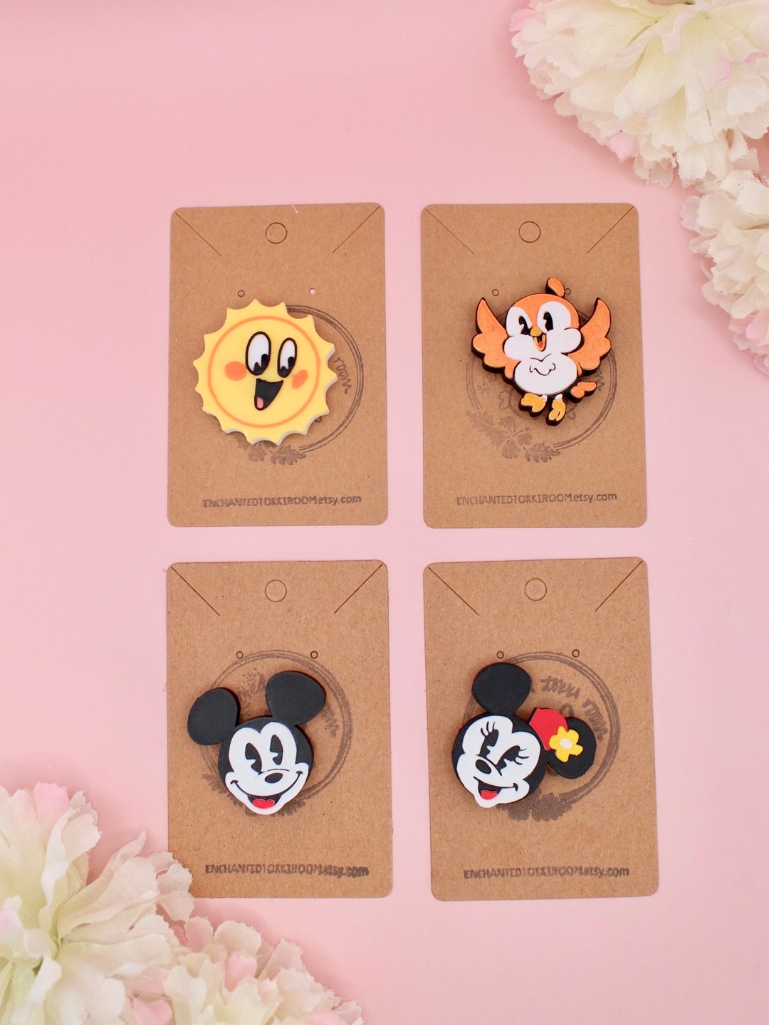 Mickey Mouse Magnets Runaway Rail Mickey and Minnie Magnets 3D Printed ...