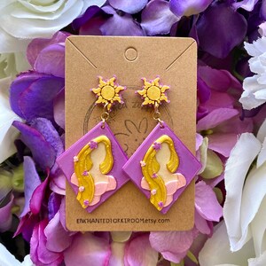 Disney Princess Earrings 3D Printed Princess Jasmine Earrings Princess ...
