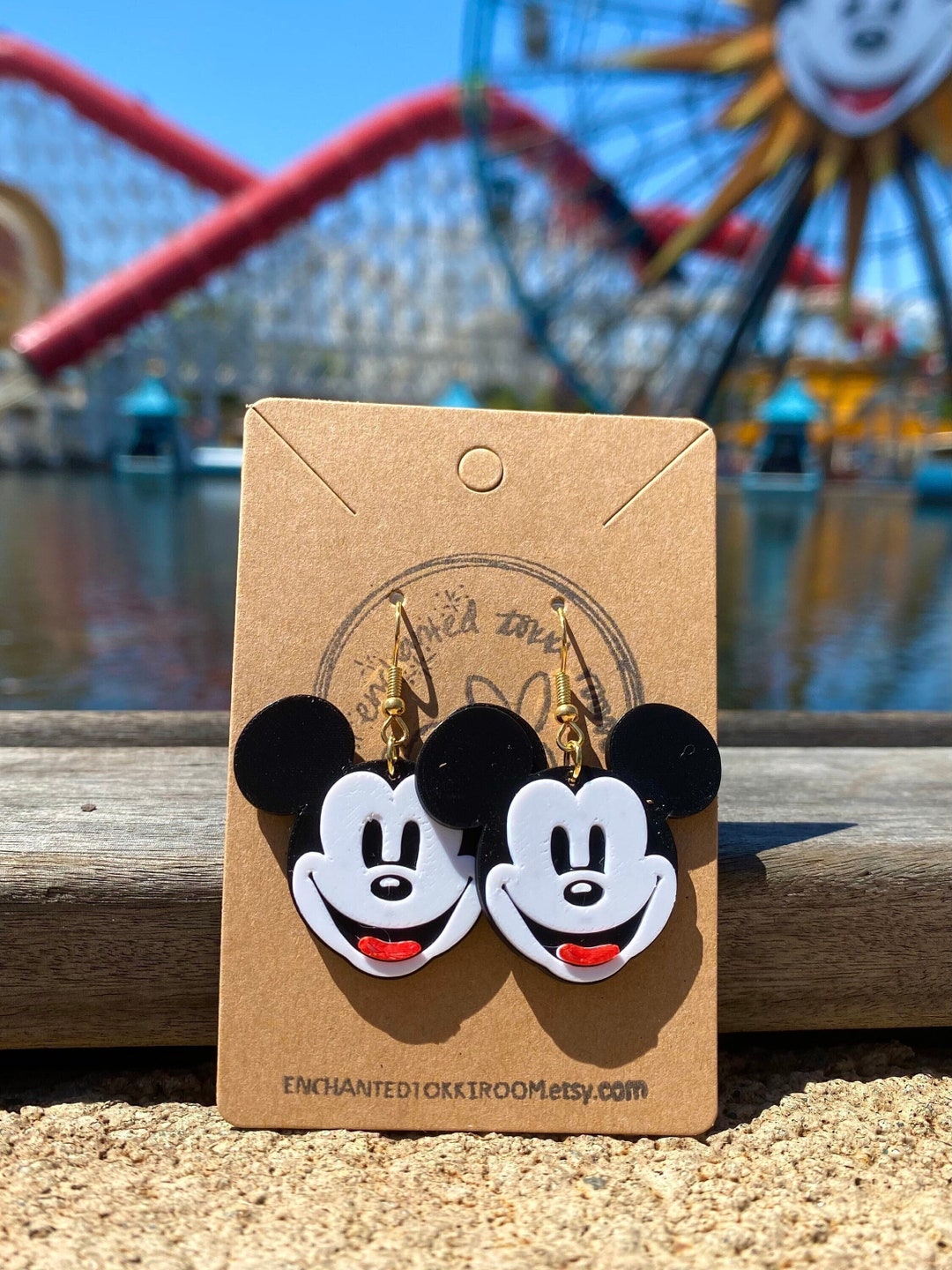 Retro Mickey Mouse Earrings 3D Printed Mickey Mouse Earrings Mickey ...