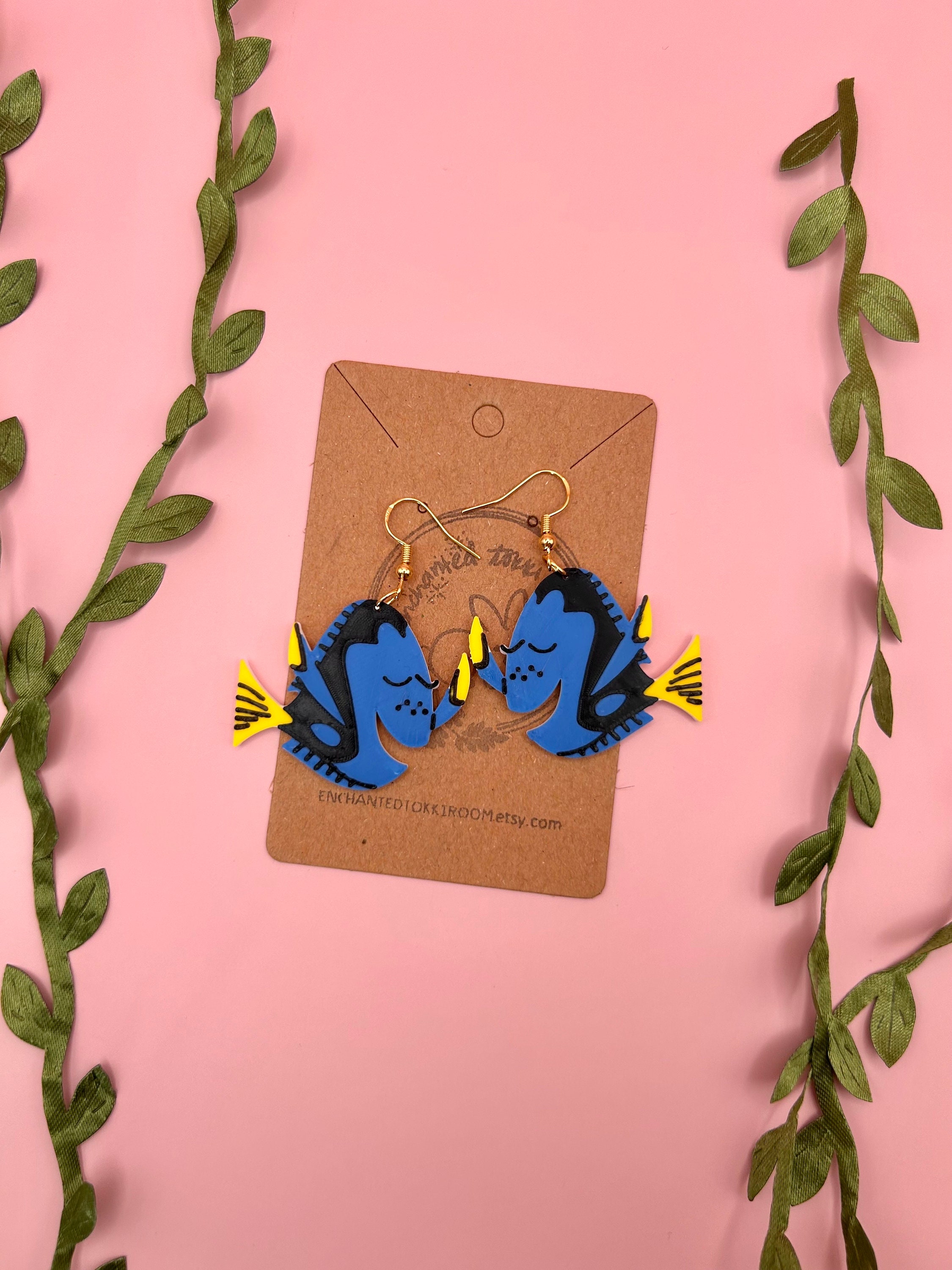 Pixar Finding Nemo Earrings 3D Printed Pixar Earrings Finding Dory ...