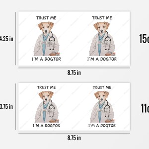 Dogtor Mug Wrap Sublimation Template, Funny Veterinarian Gift (PNG) - Etsy