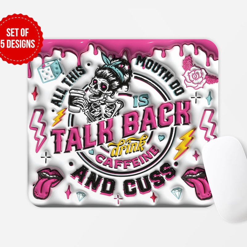 Caffeine Mousepad - Etsy
