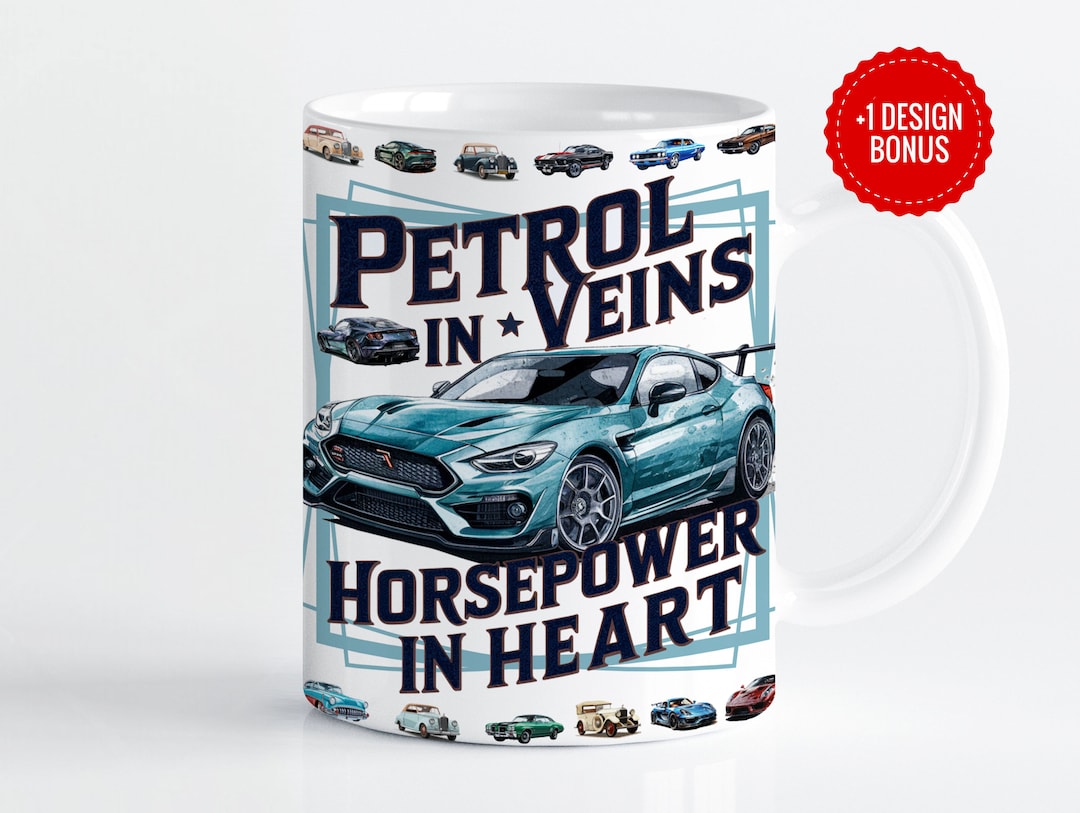 Cars Lover Mug Wrap Sublimation Template, 11oz & 15oz Designs, Cricut ...